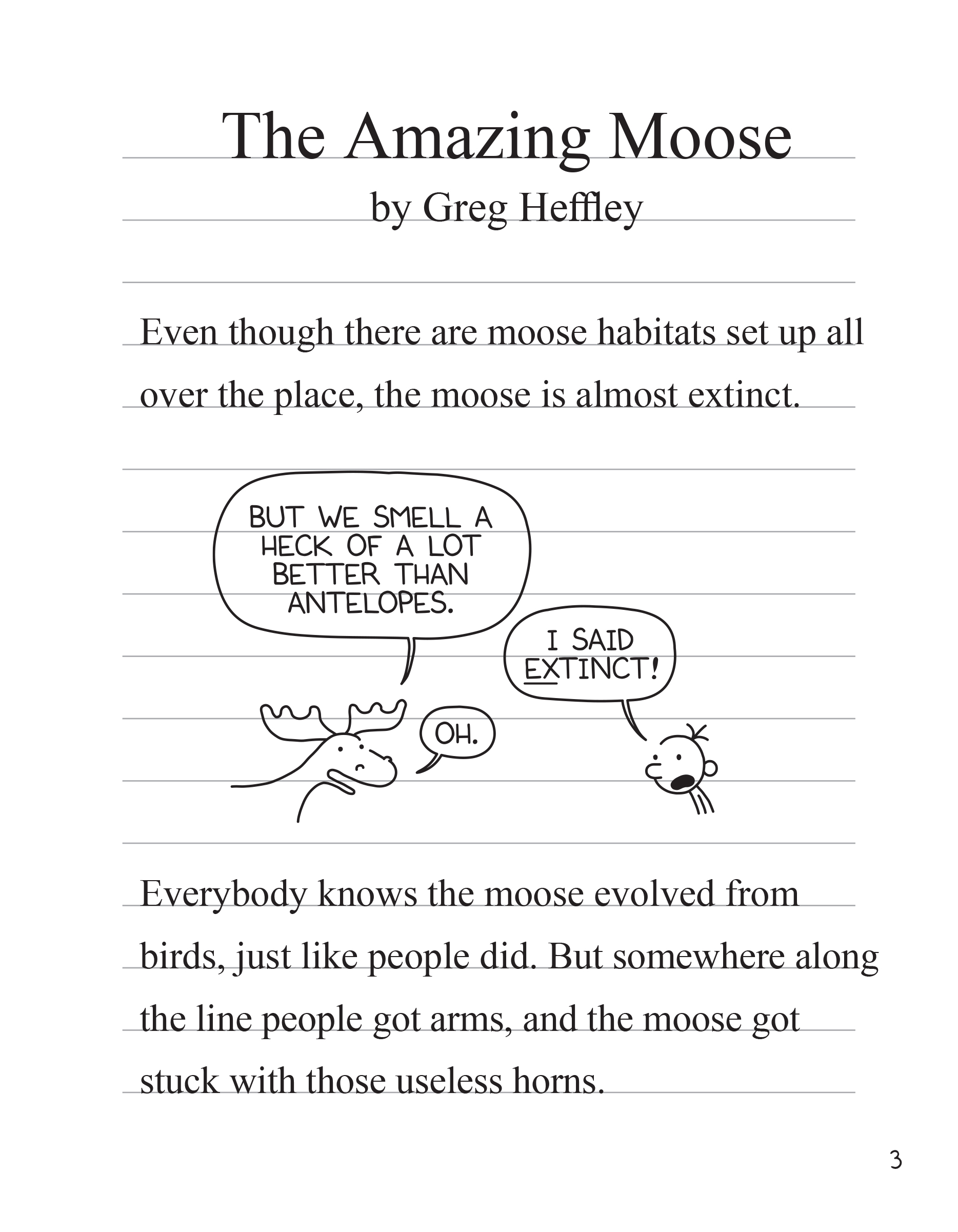 Rodrick Rules | Greg Heffley Moose Assignment | Fandom