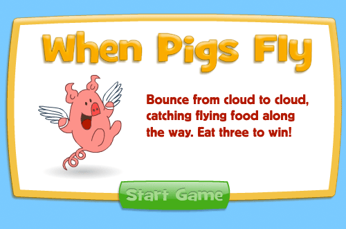When Pigs Fly | Online Game for Kids